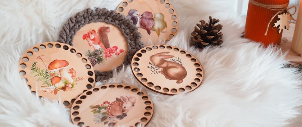 Podtácky k obháčkování - 27 produktů SKLADEM | ČistéDřevo.cz